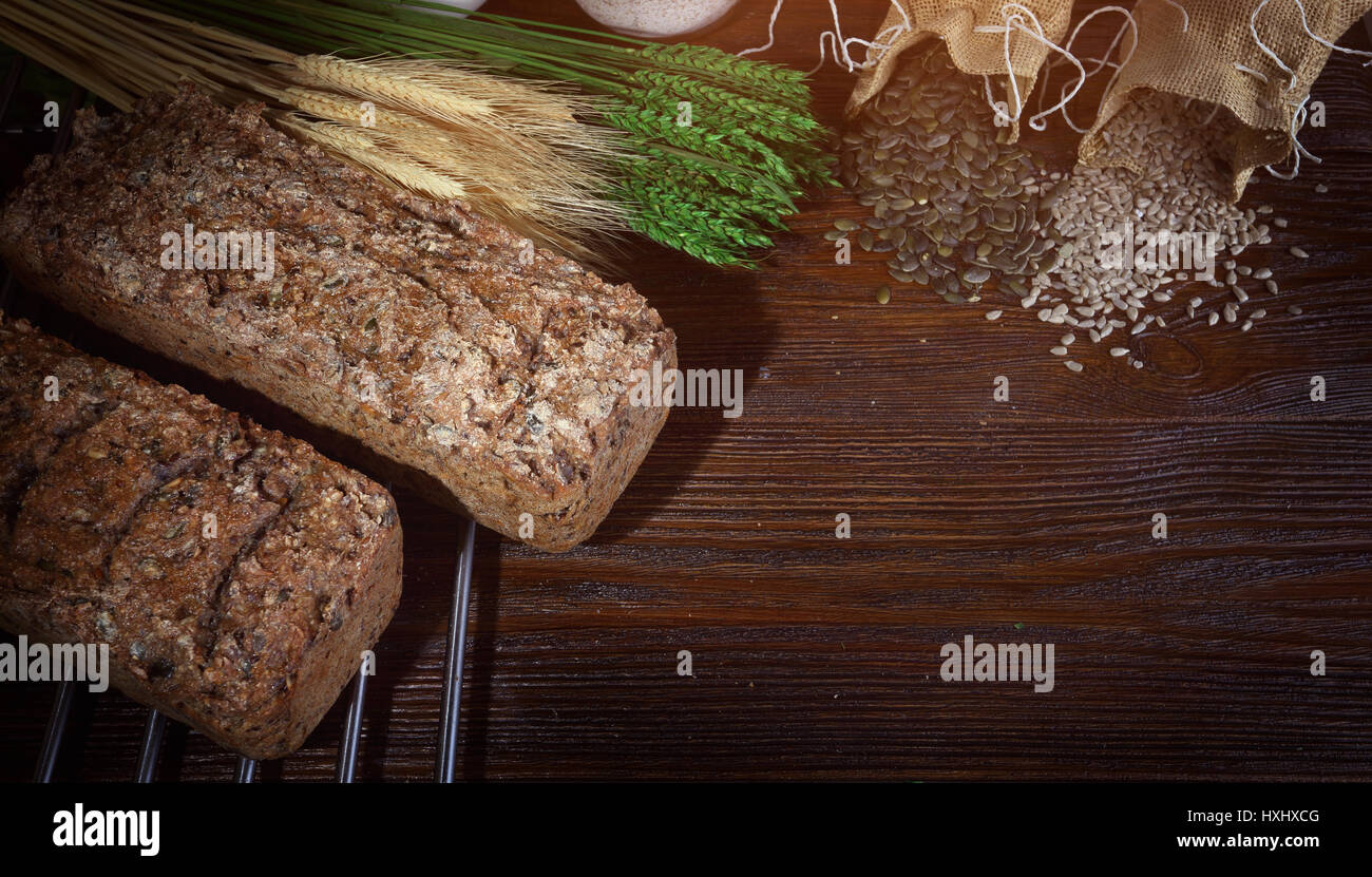 Healthy whole grain bread Stock Photo - Alamy