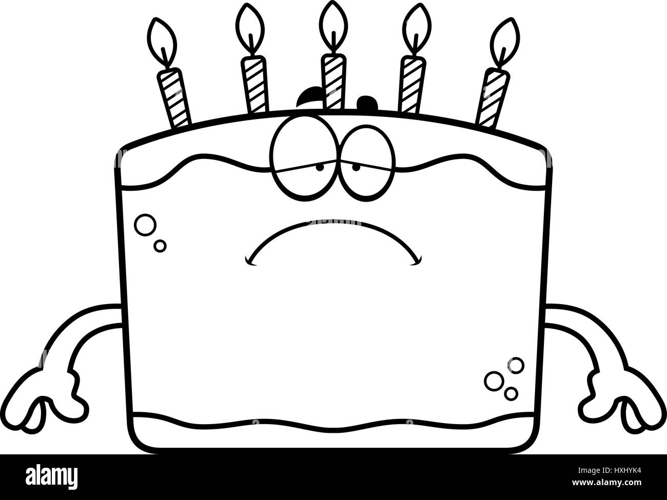 Birthday sad Stock Vector Images - Alamy