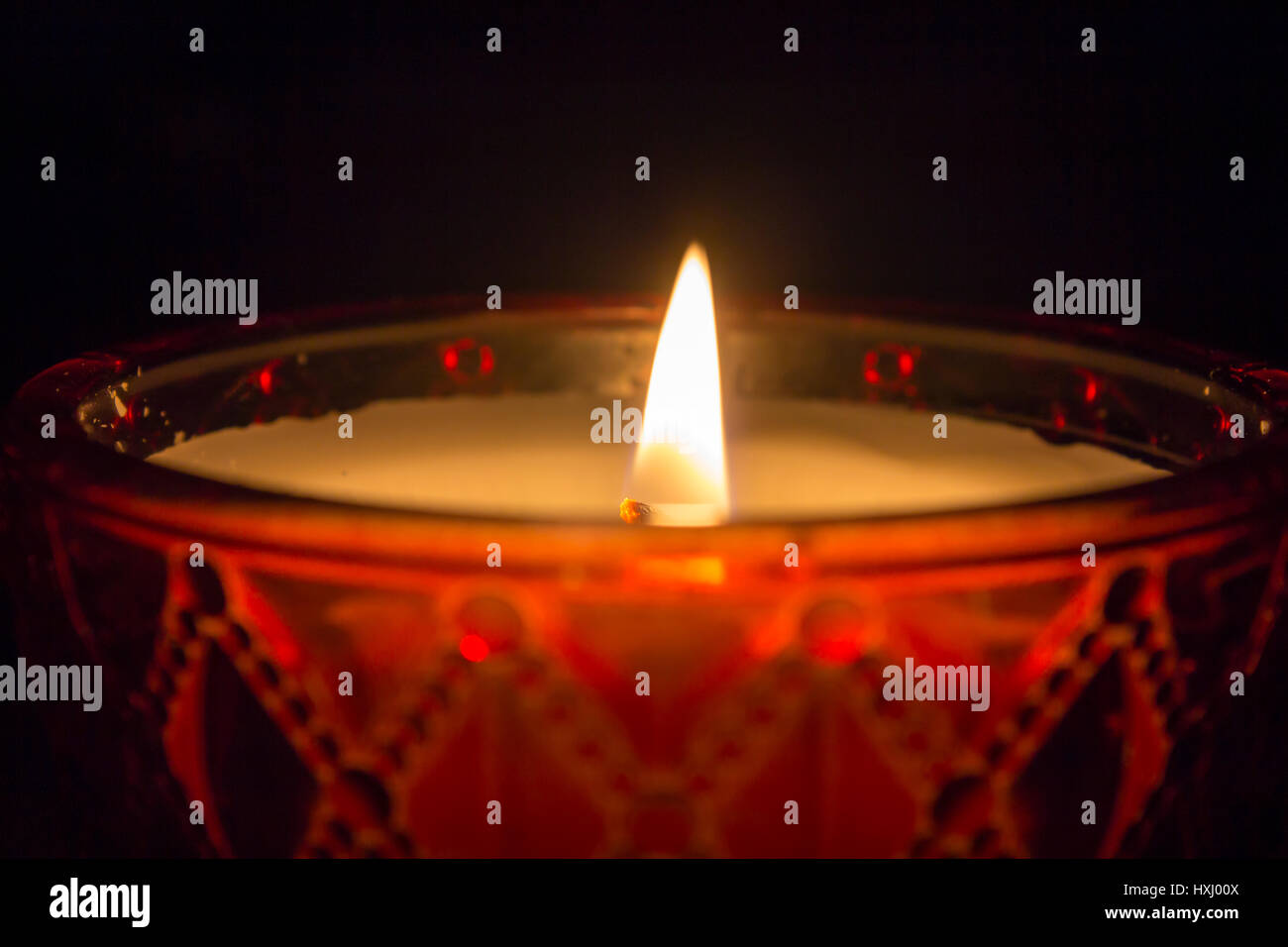 Candle fire burn flame glow light hi-res stock photography and images ...