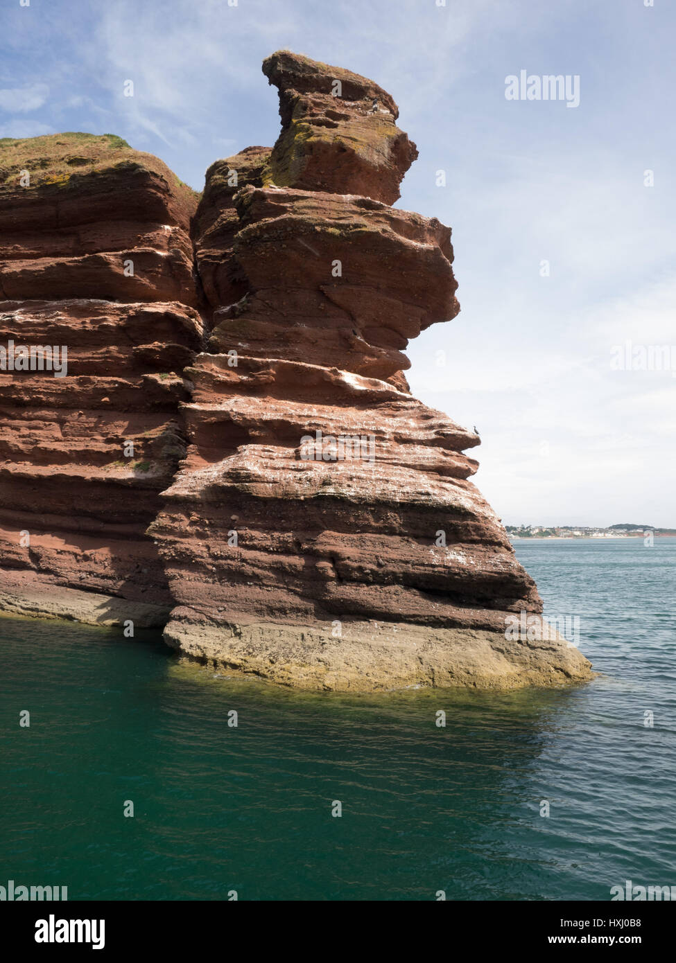 Parsons Rock, Triassic coast Stock Photo - Alamy