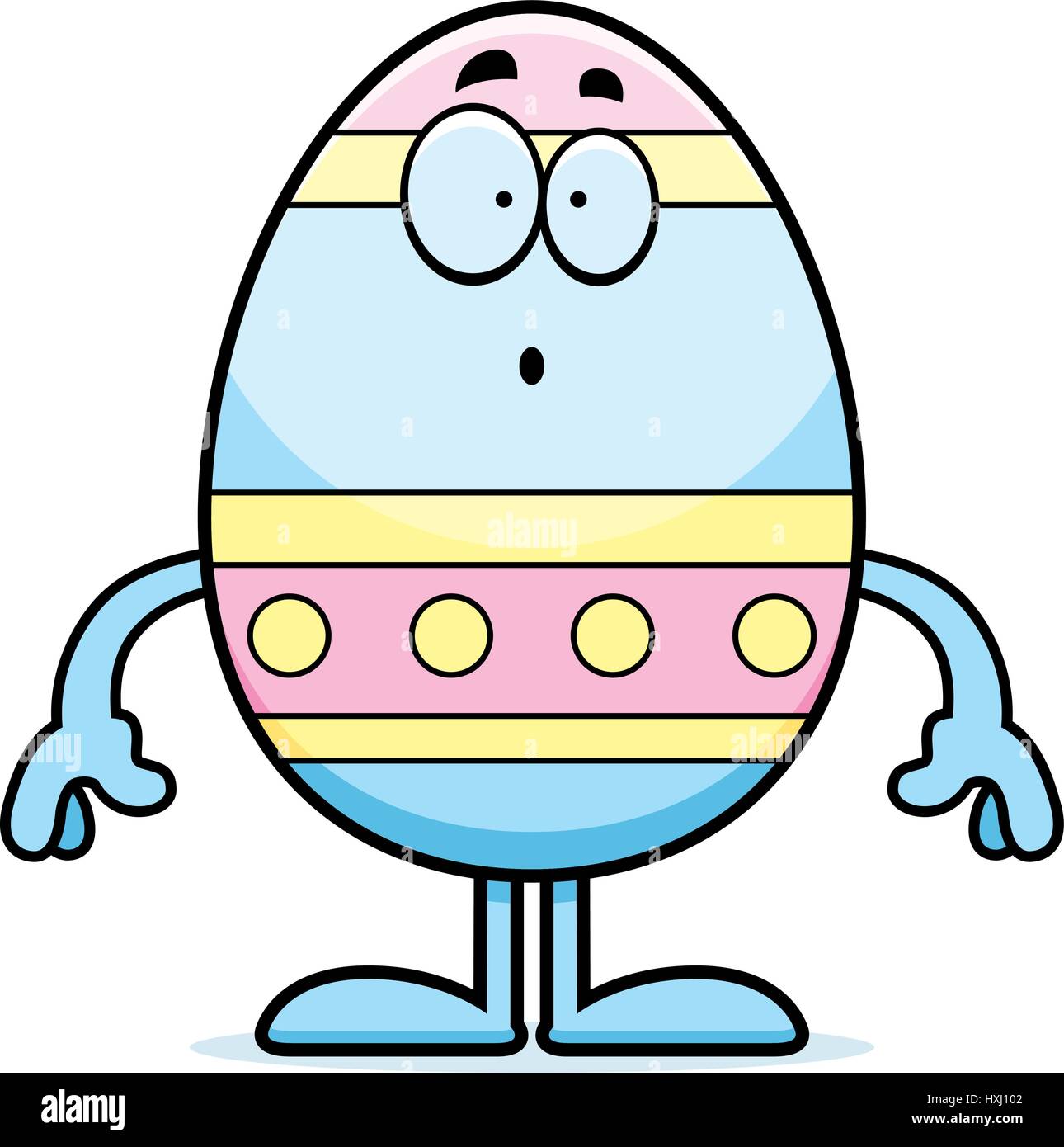 Cartoon illustration easter egg looking hi-res stock photography and ...