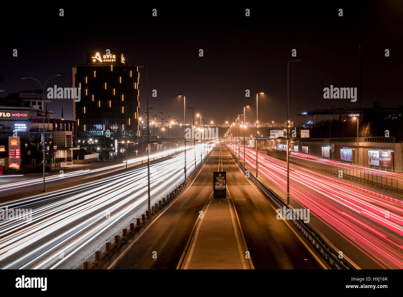 lights at night Stock Photo - Alamy