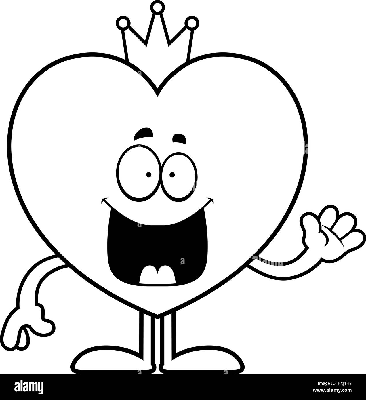 King of hearts clip art hi-res stock photography and images - Alamy