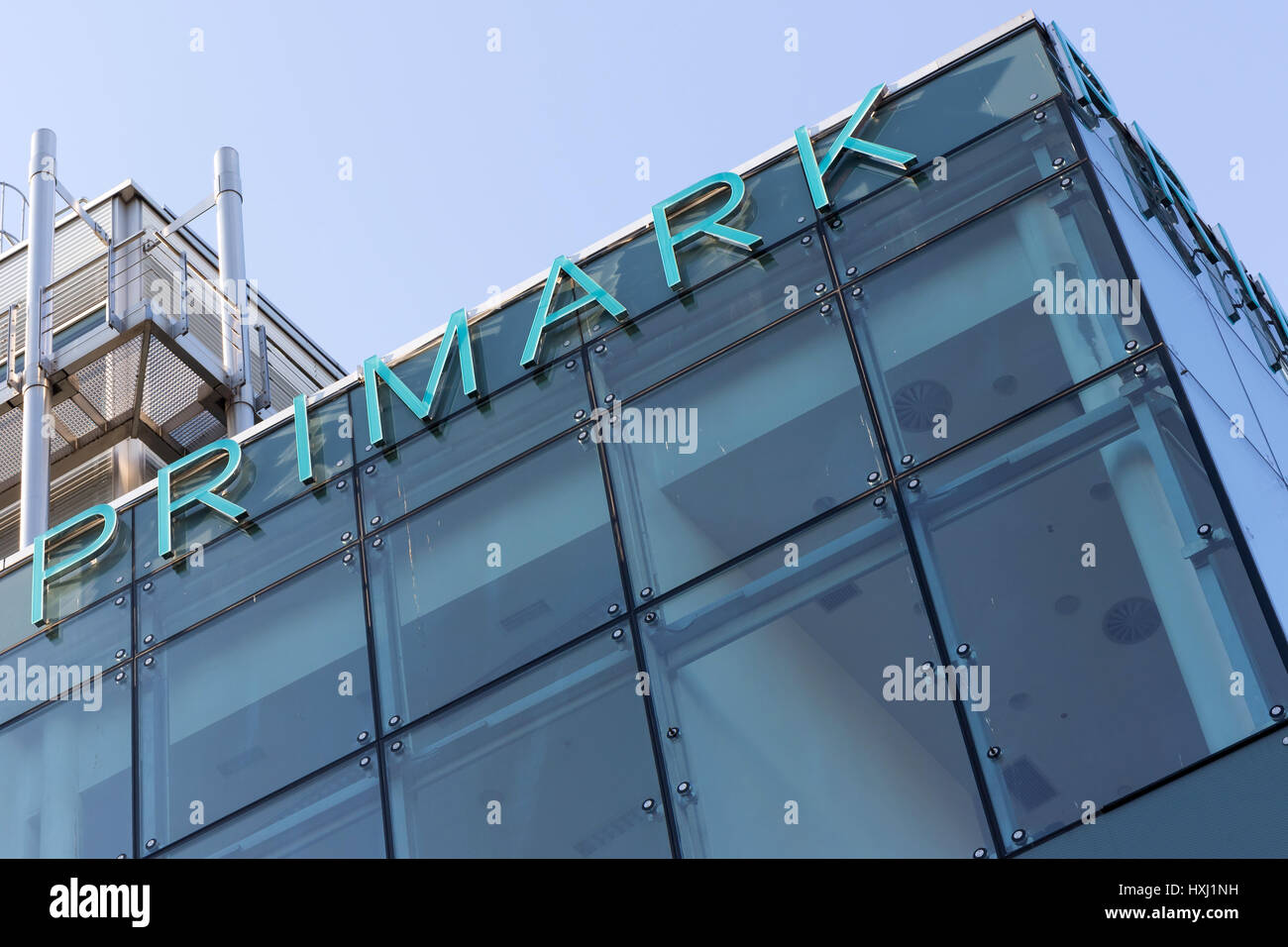 Lettering at Primark store in Cologne/ Germany. Primark is an Irish ...