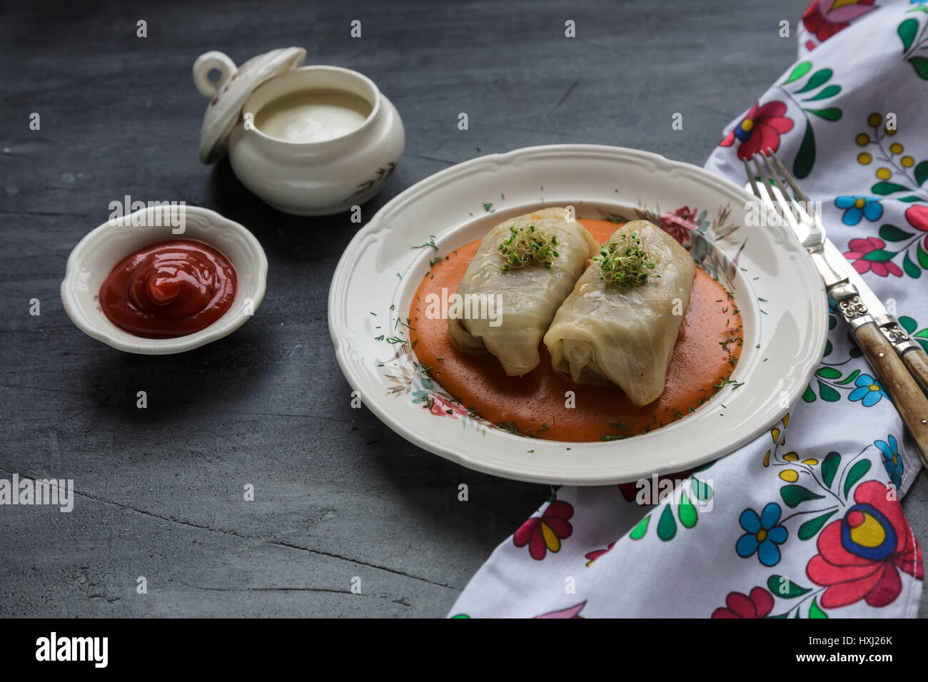 Dolmasi - Stuffed cabbage leaves. Cabbage dolma,popular all year round ...