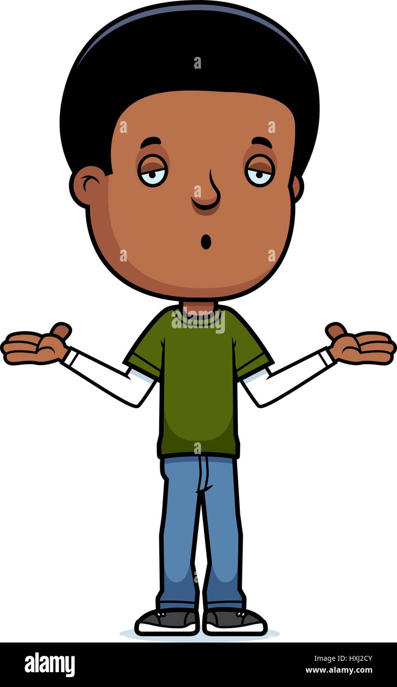 Person shrugging vector Stock Vector Images - Alamy