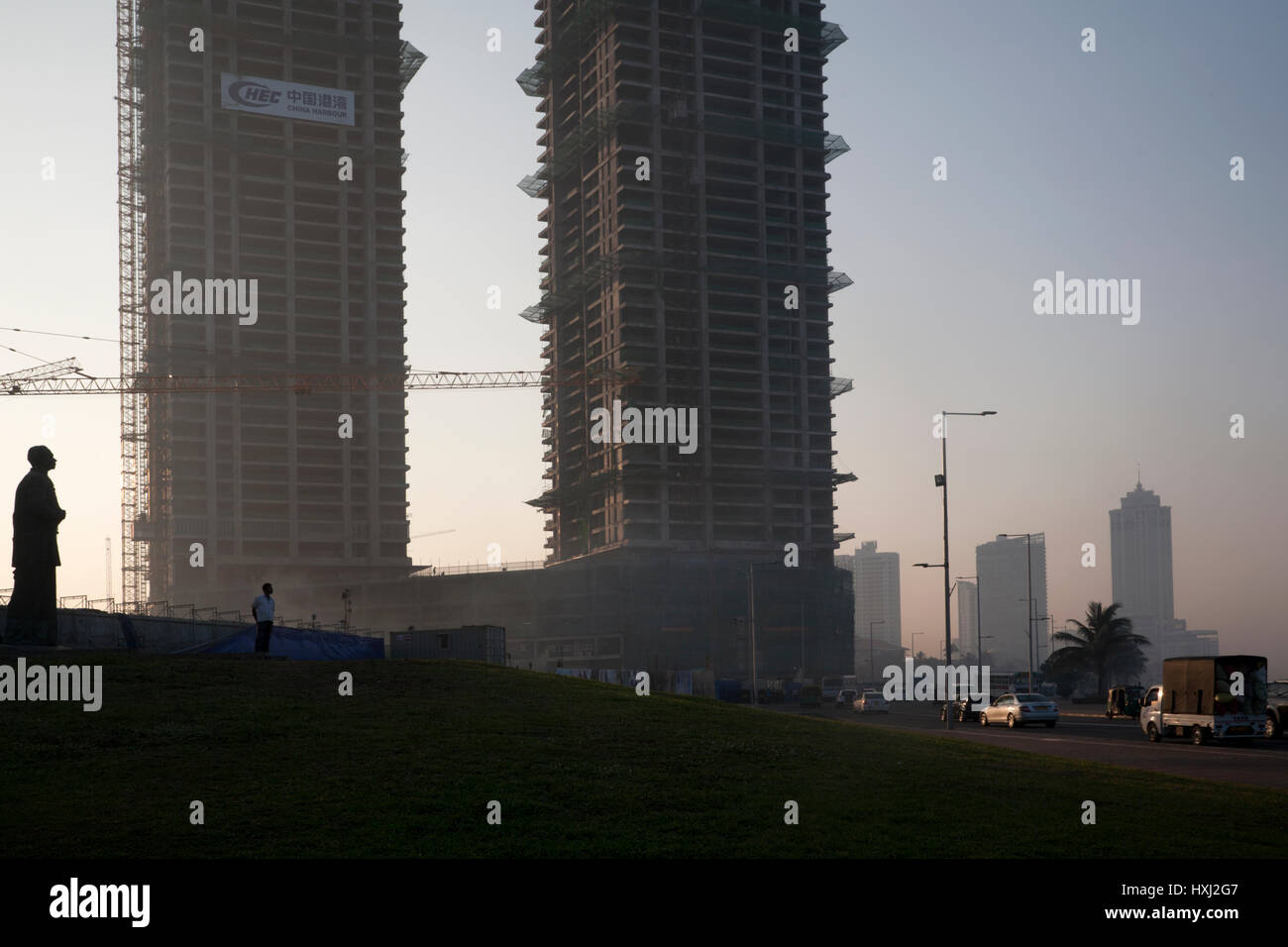 galle face green colombo sri lanka Stock Photo - Alamy