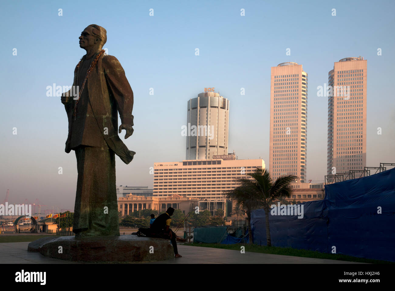 galle face green colombo sri lanka Stock Photo - Alamy