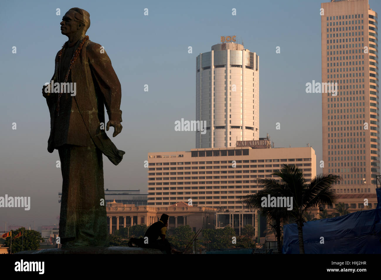 galle face green colombo sri lanka Stock Photo - Alamy