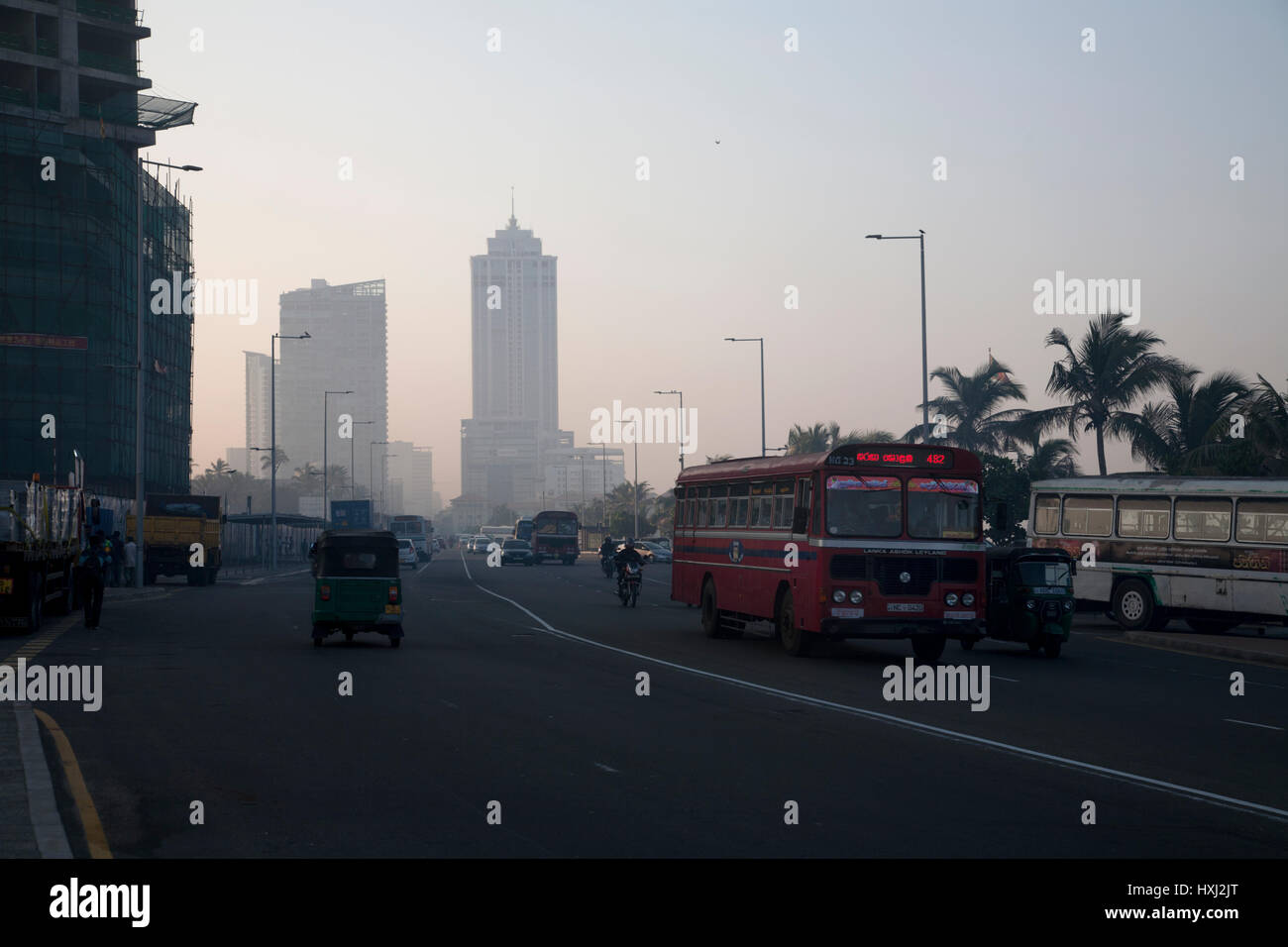 galle face green colombo sri lanka Stock Photo - Alamy