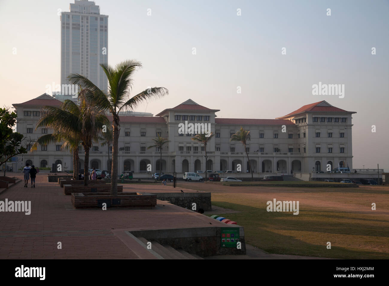 galle face green colombo sri lanka Stock Photo - Alamy