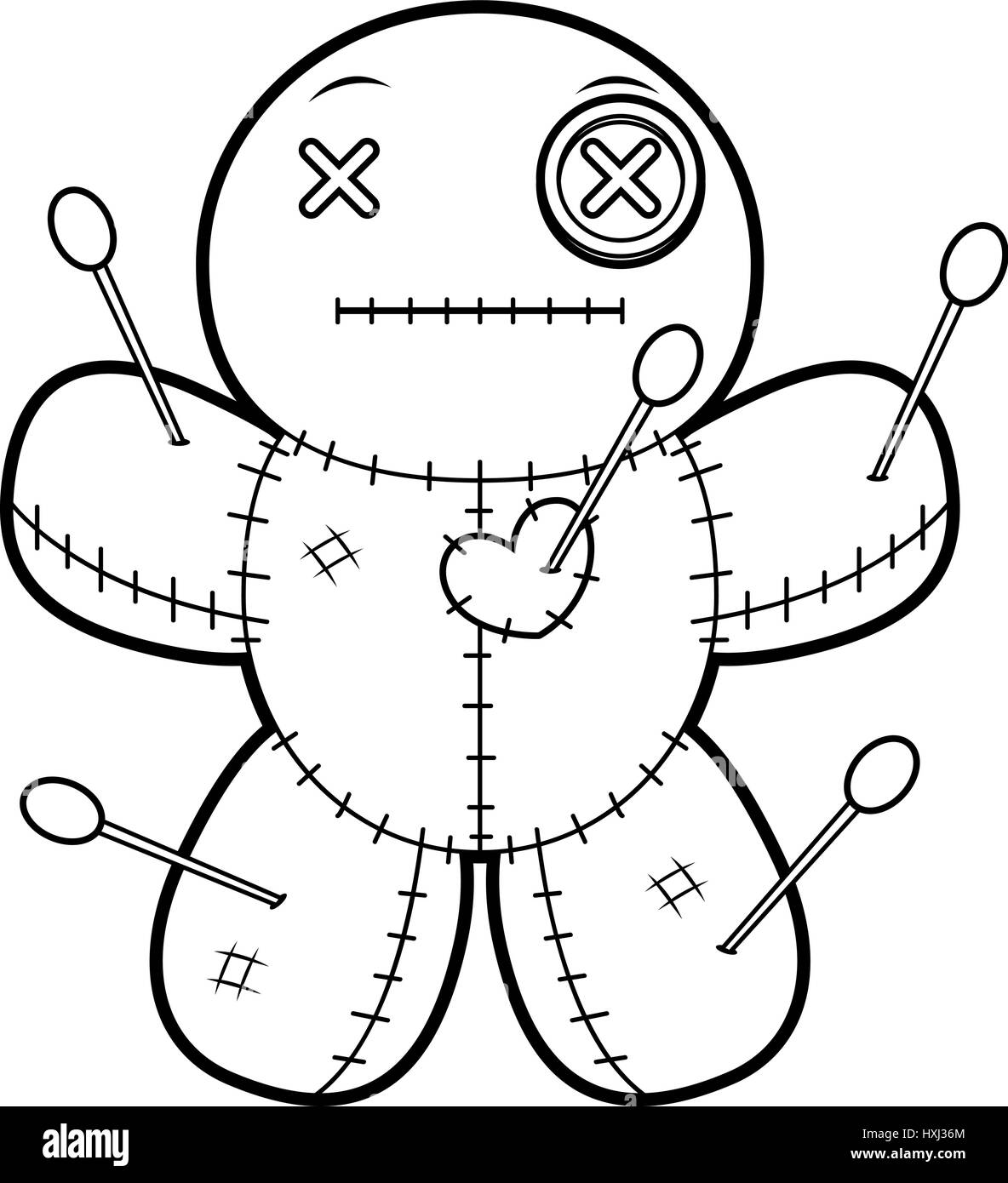 Voodoo doll Black and White Stock Photos & Images - Alamy