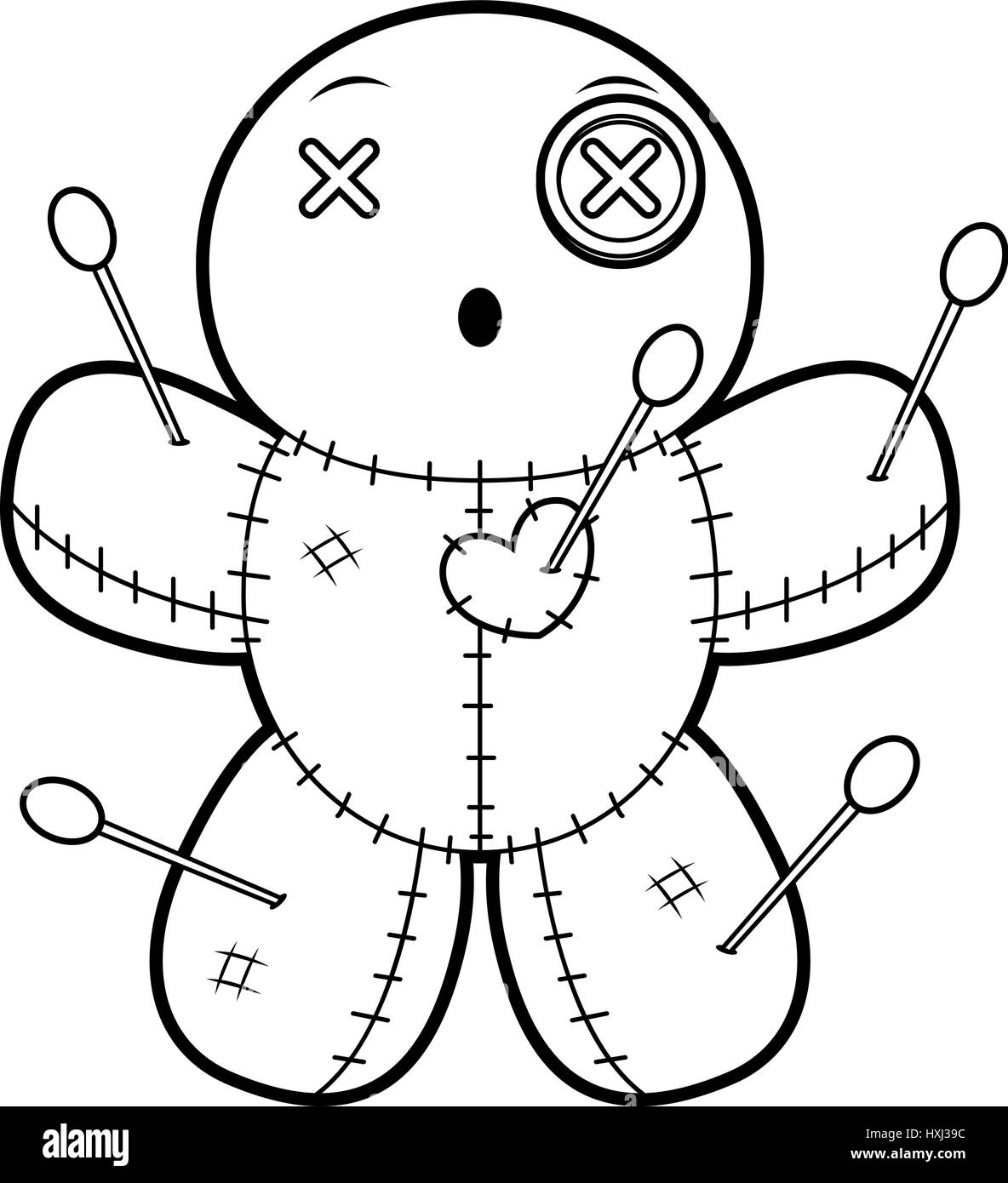 Voodoo doll Black and White Stock Photos & Images - Alamy