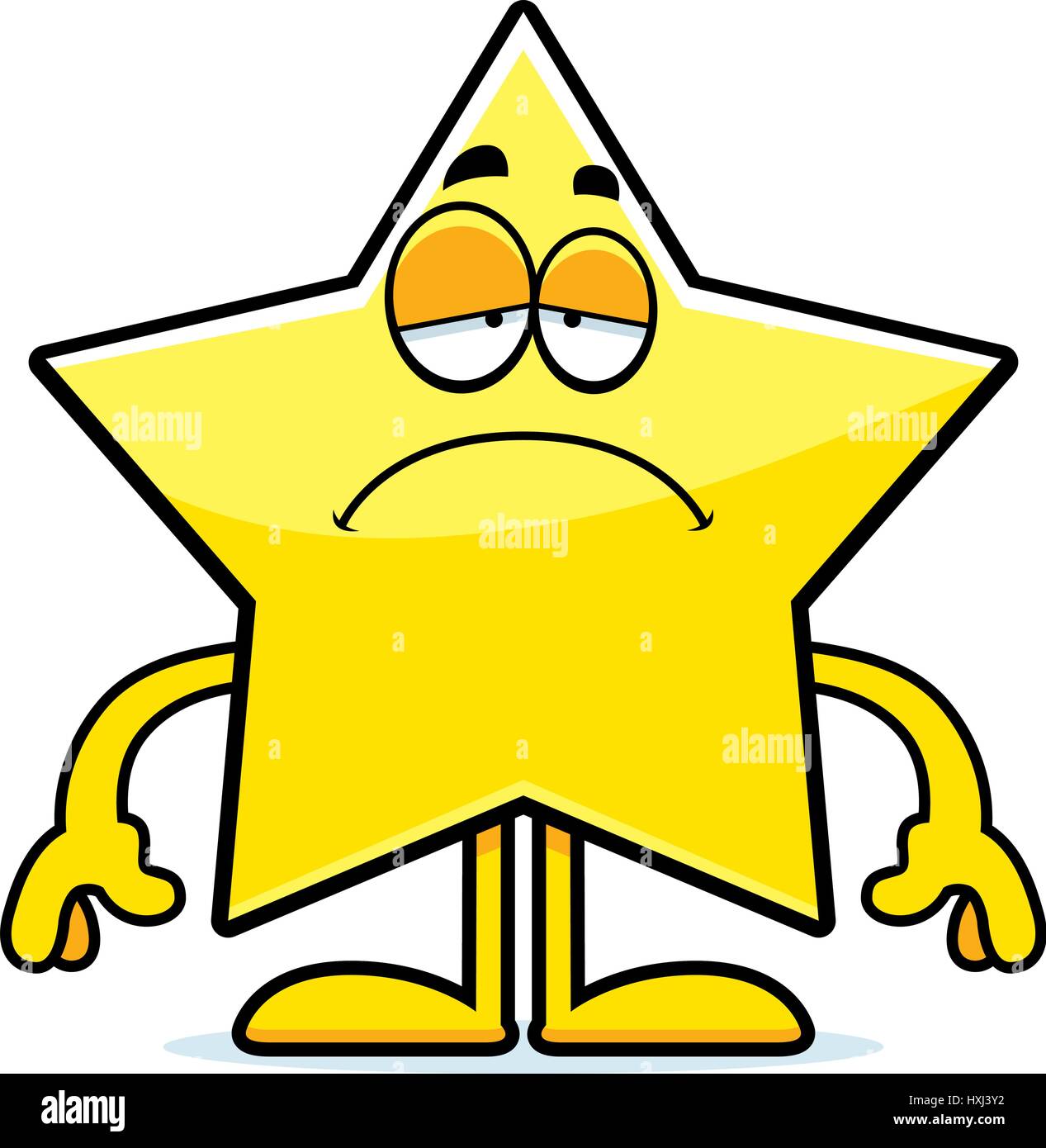 Sad star clipart hi-res stock photography and images - Alamy