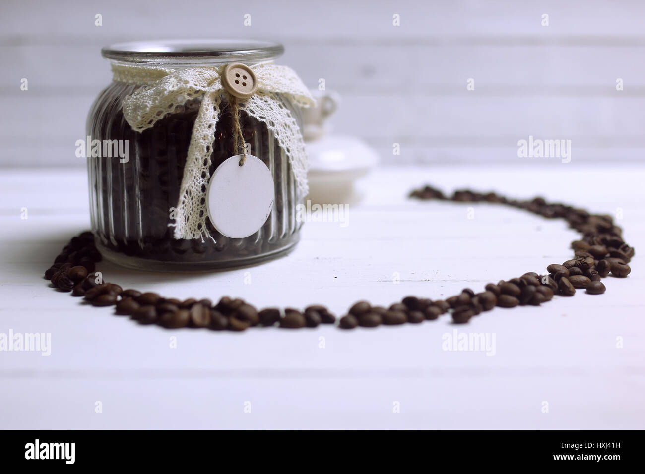 coffee bean arrow Stock Photo - Alamy