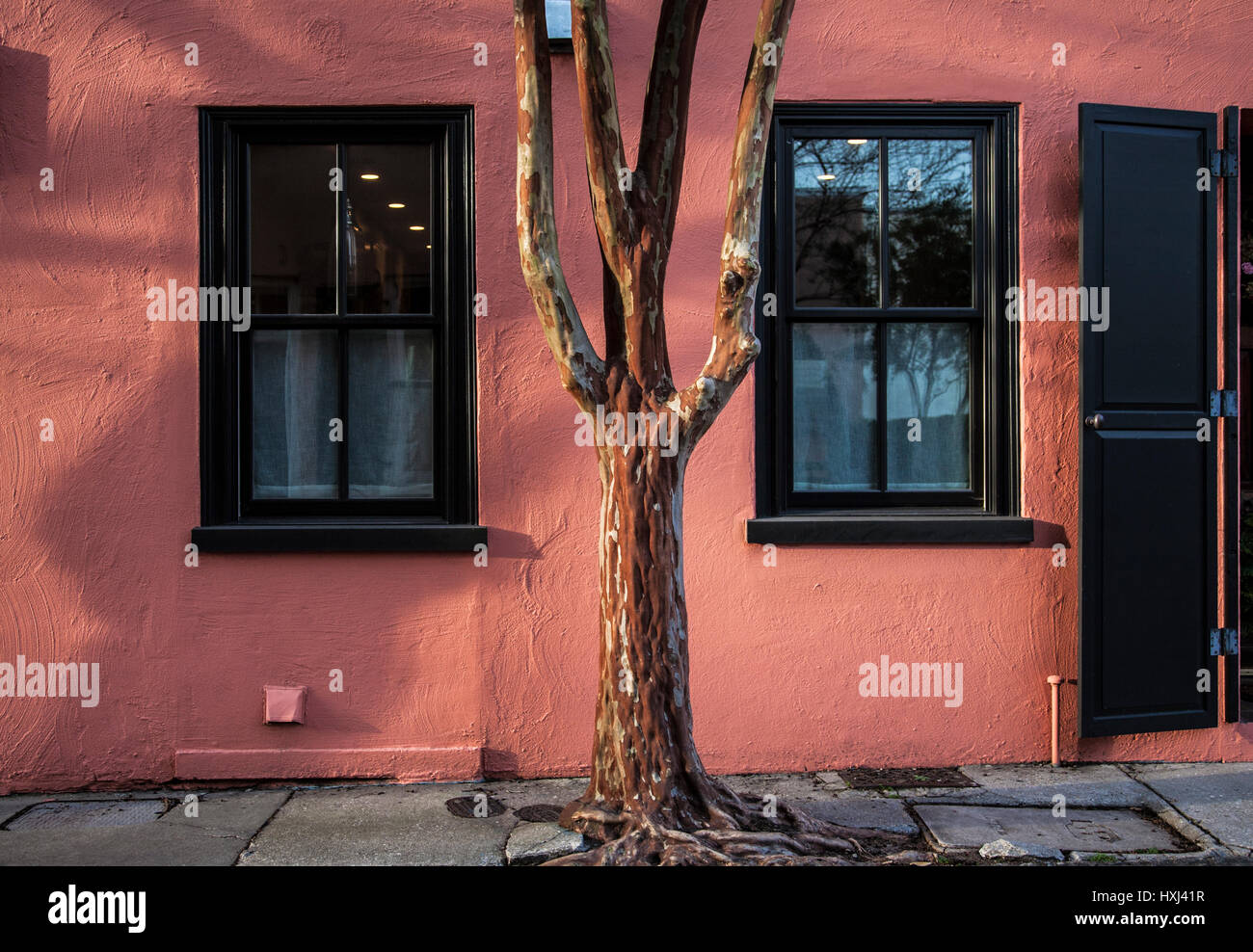 Peach colored house hi-res stock photography and images - Alamy