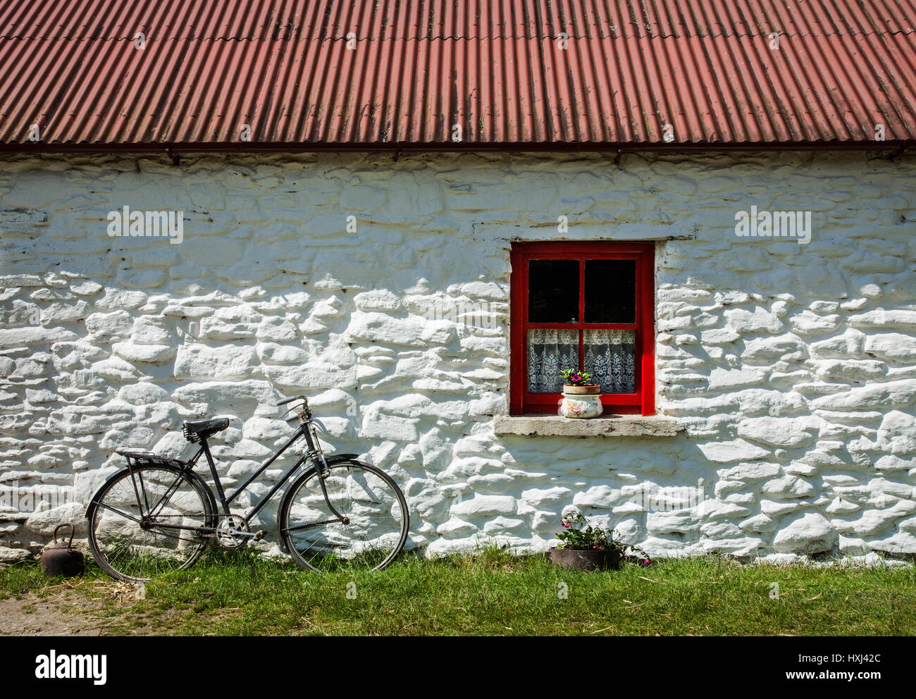 Historic site Kissane's white stone cottage Muckross House Traditional ...