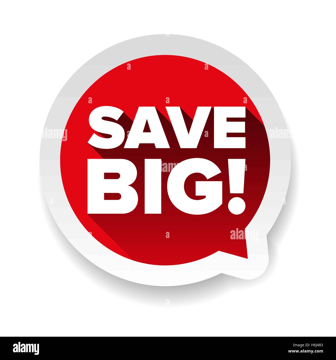 Save Big vector label Stock Vector Image & Art - Alamy