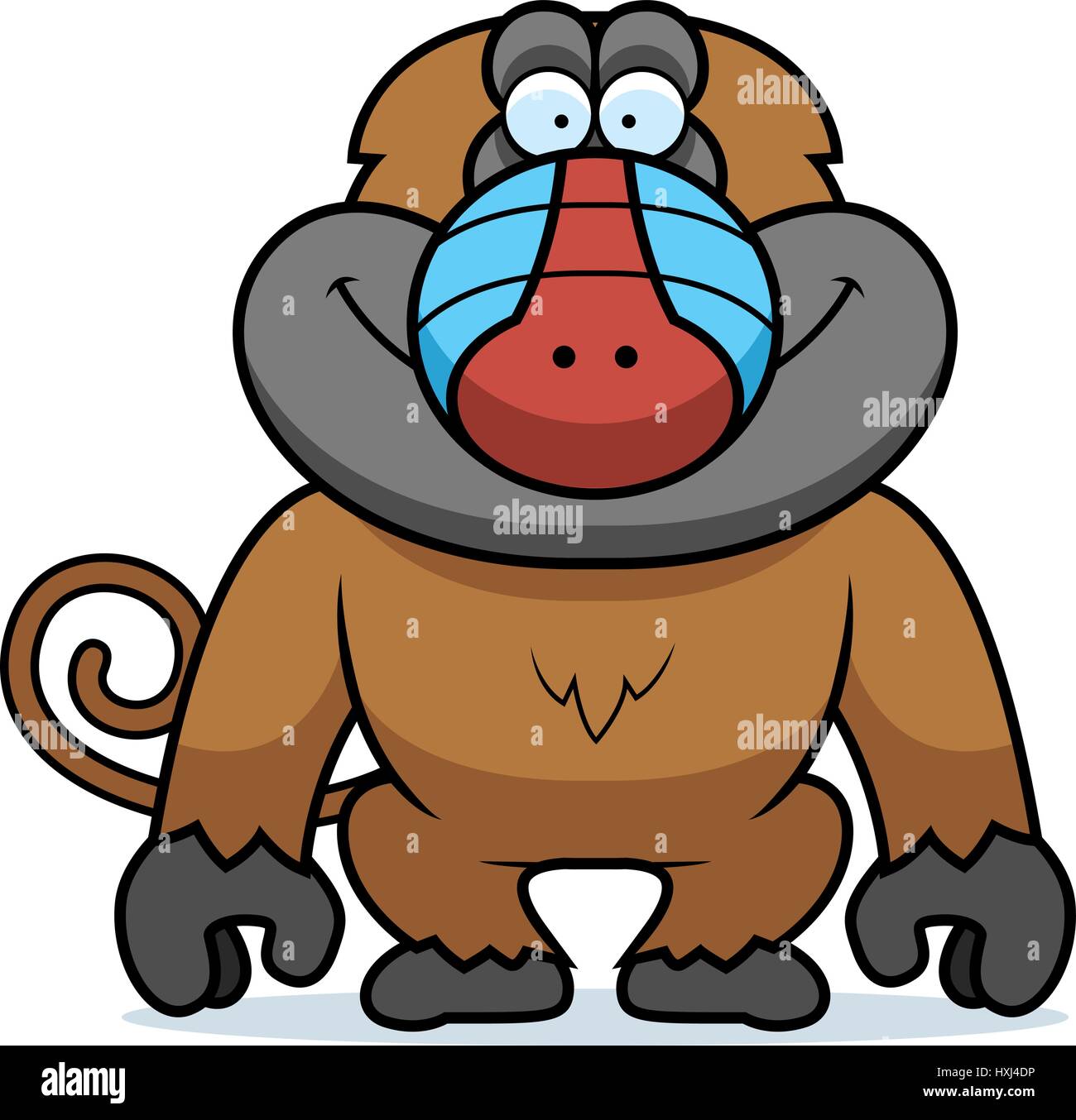 Cartoon Baboon