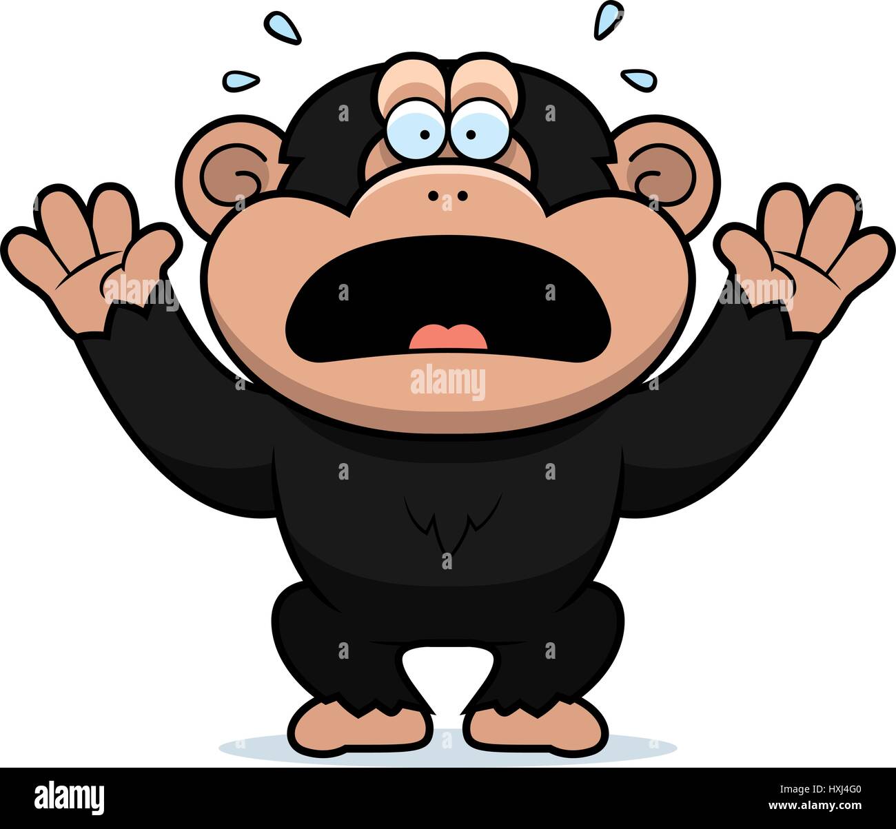 Screaming Monkey Cartoon