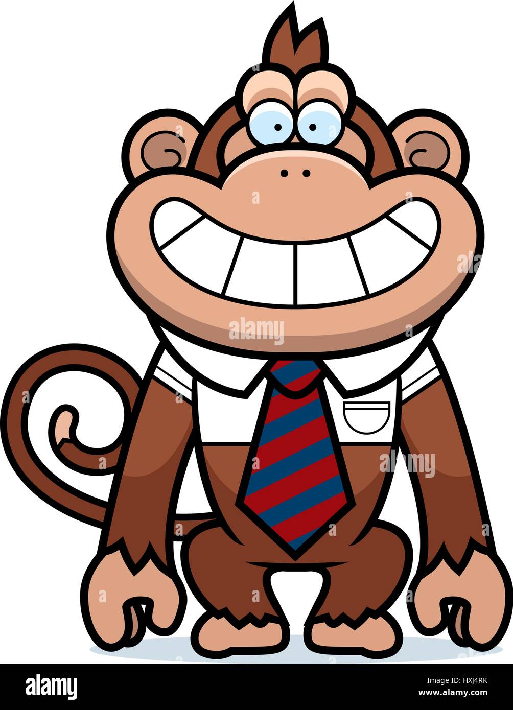 Monkey of work Stock Vector Images - Alamy