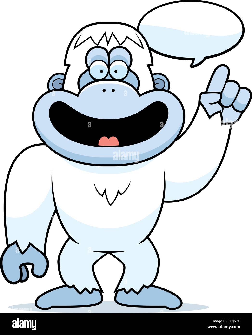 Yeti cartoon hi-res stock photography and images - Alamy
