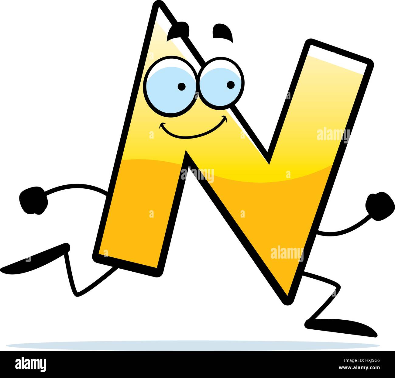 Animated Letter N