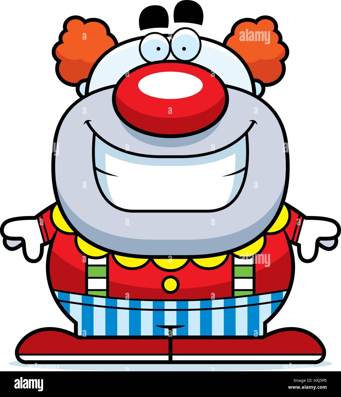 A cartoon illustration of a clown smiling Stock Vector Image & Art - Alamy