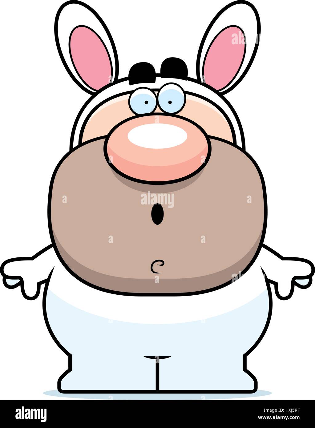 Scared easter bunny Stock Vector Images - Alamy