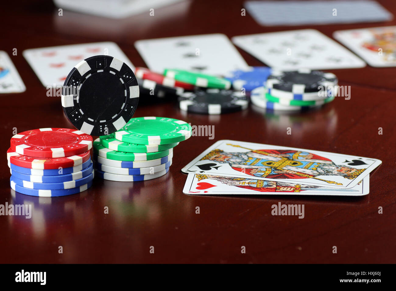 Poker Chip Stack Stock Photos & Poker Chip Stack Stock Images - Alamy