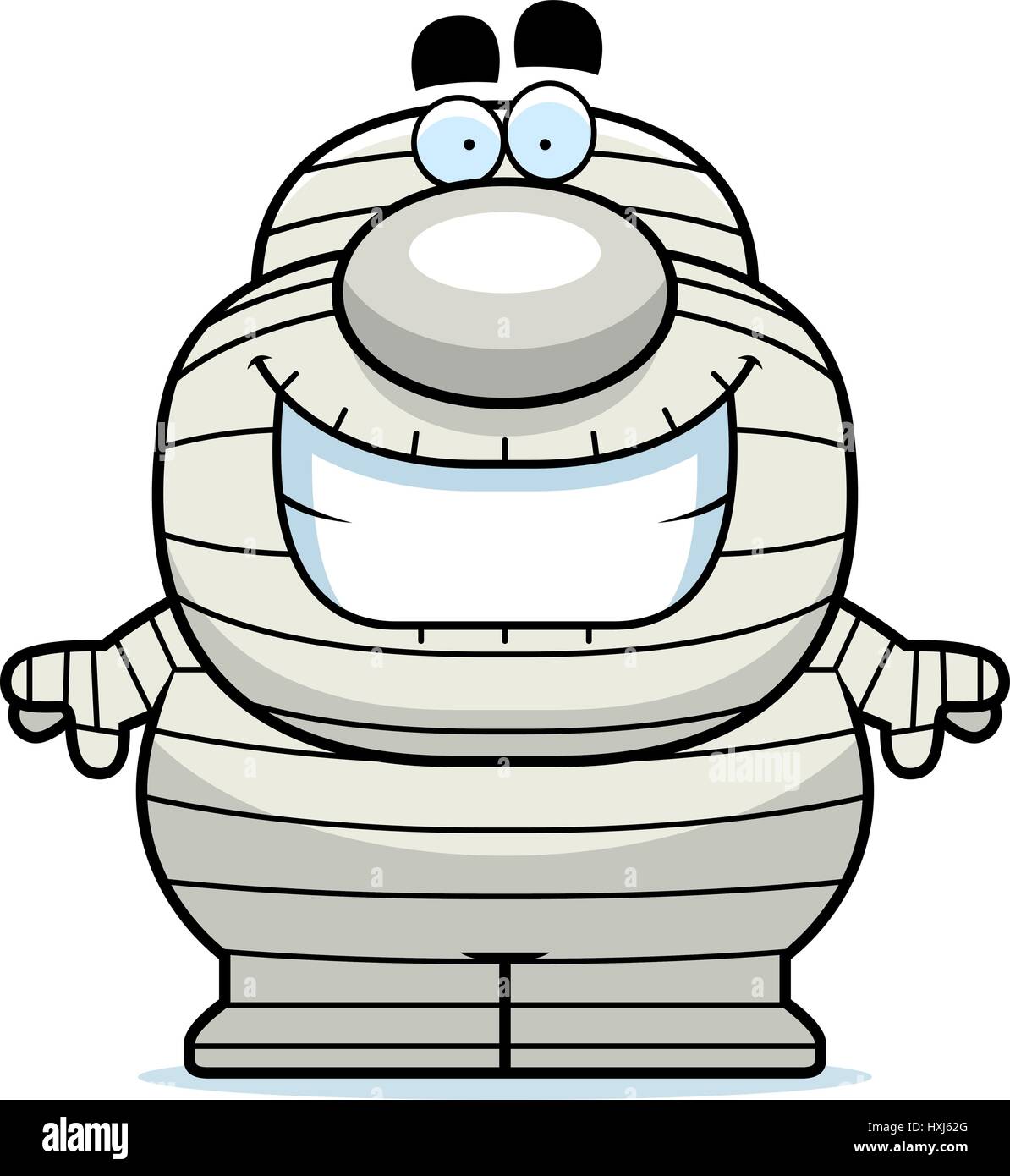 A cartoon illustration of a mummy smiling Stock Vector Image & Art - Alamy