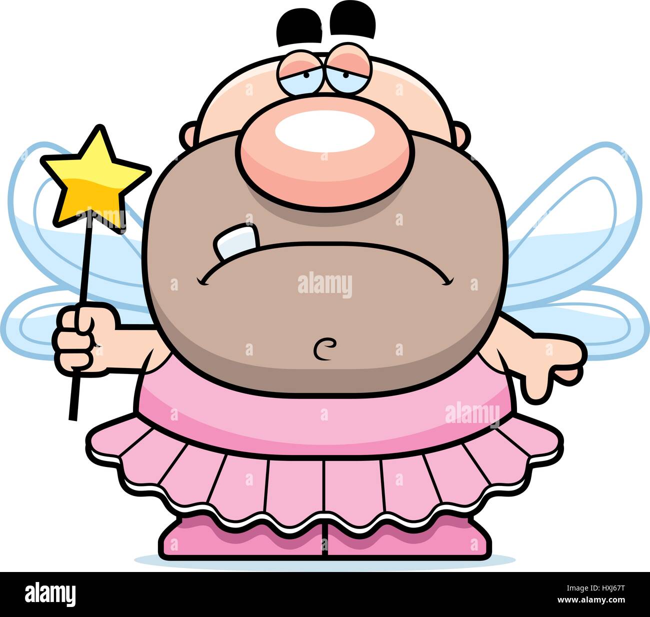 A cartoon illustration of a tooth fairy looking sad Stock Vector Image ...