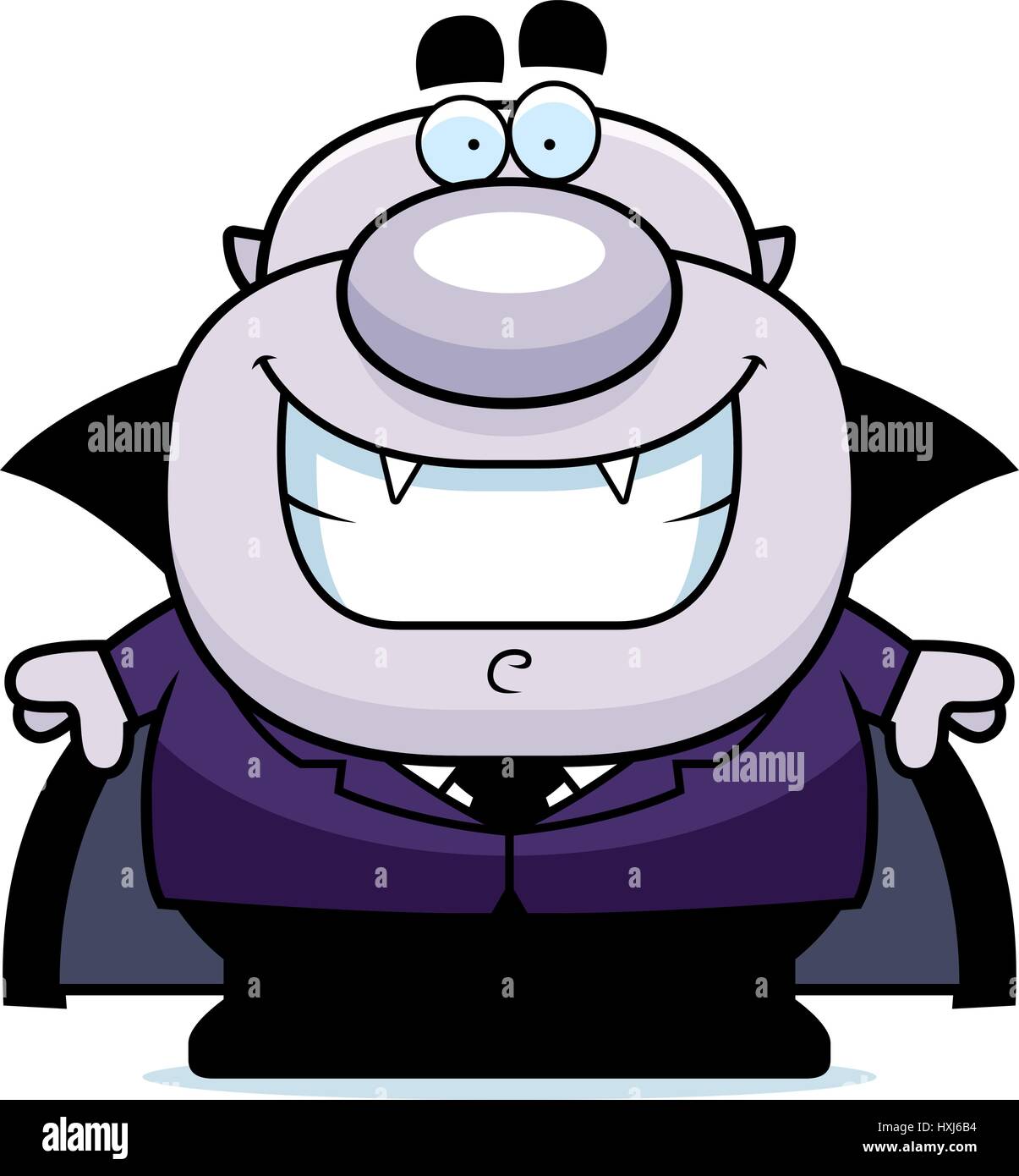 A cartoon illustration of a vampire smiling Stock Vector Image & Art ...