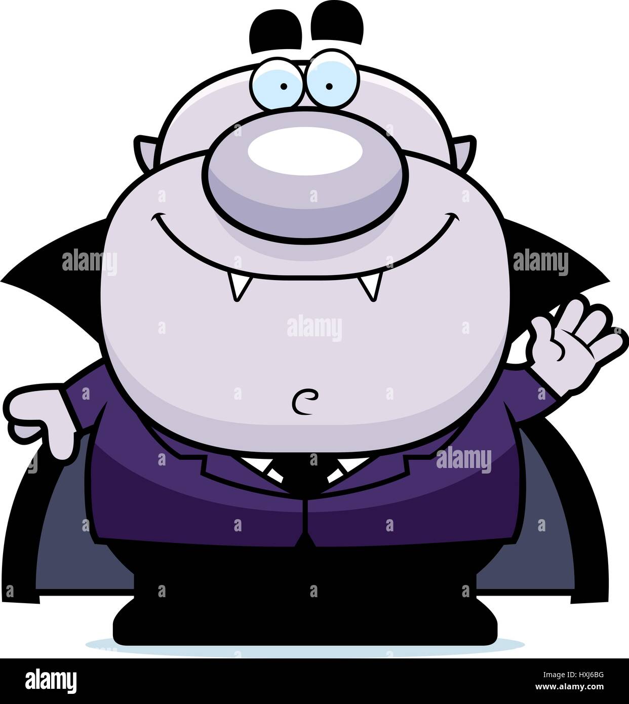 A cartoon illustration of a vampire waving Stock Vector Image & Art - Alamy