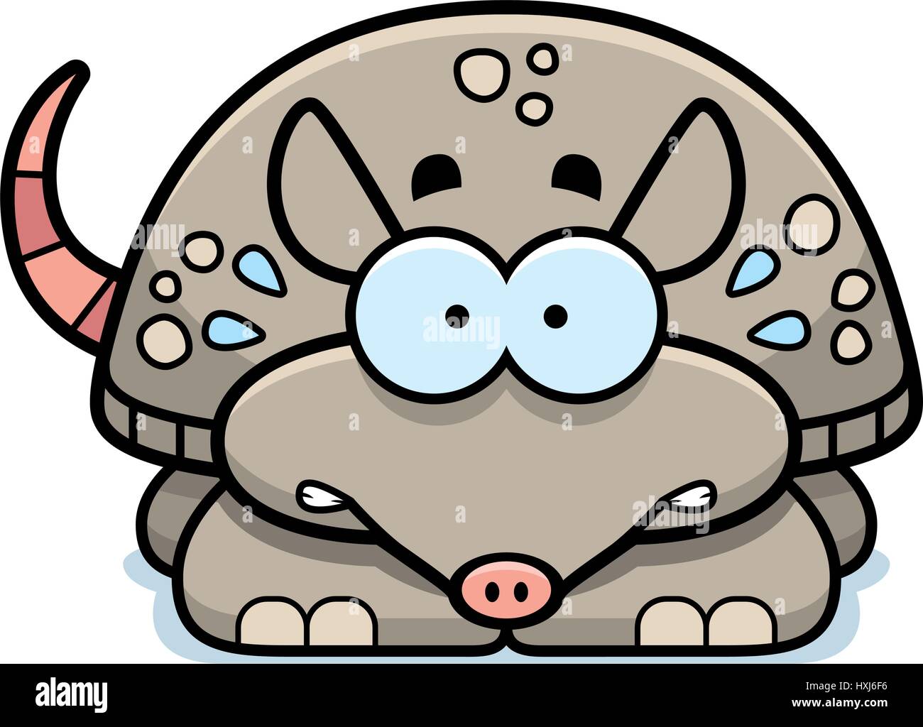 Nervous Cartoon Animal