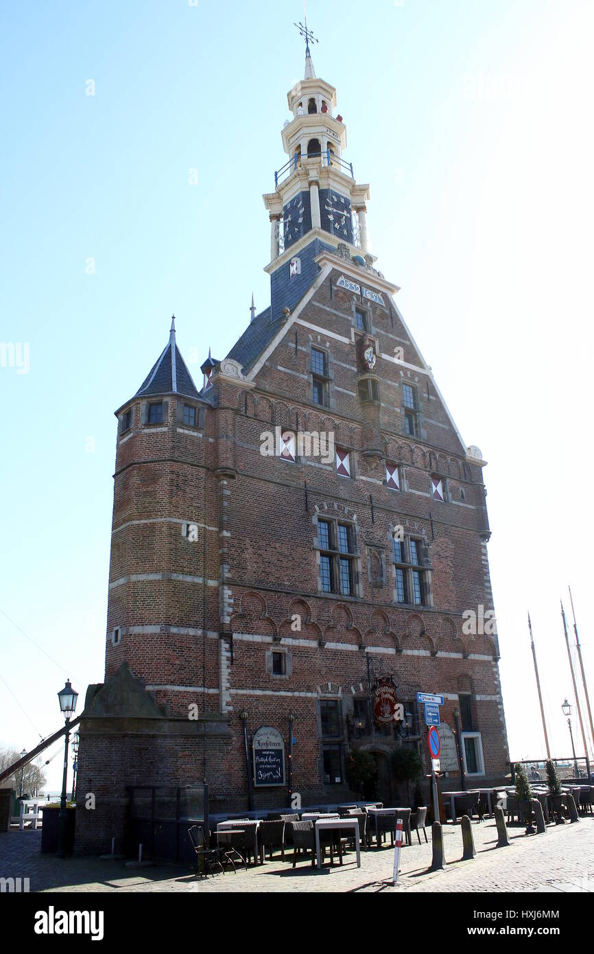 Iconic 16th century Hoofdtoren ('Main Tower) last remnant of the ...
