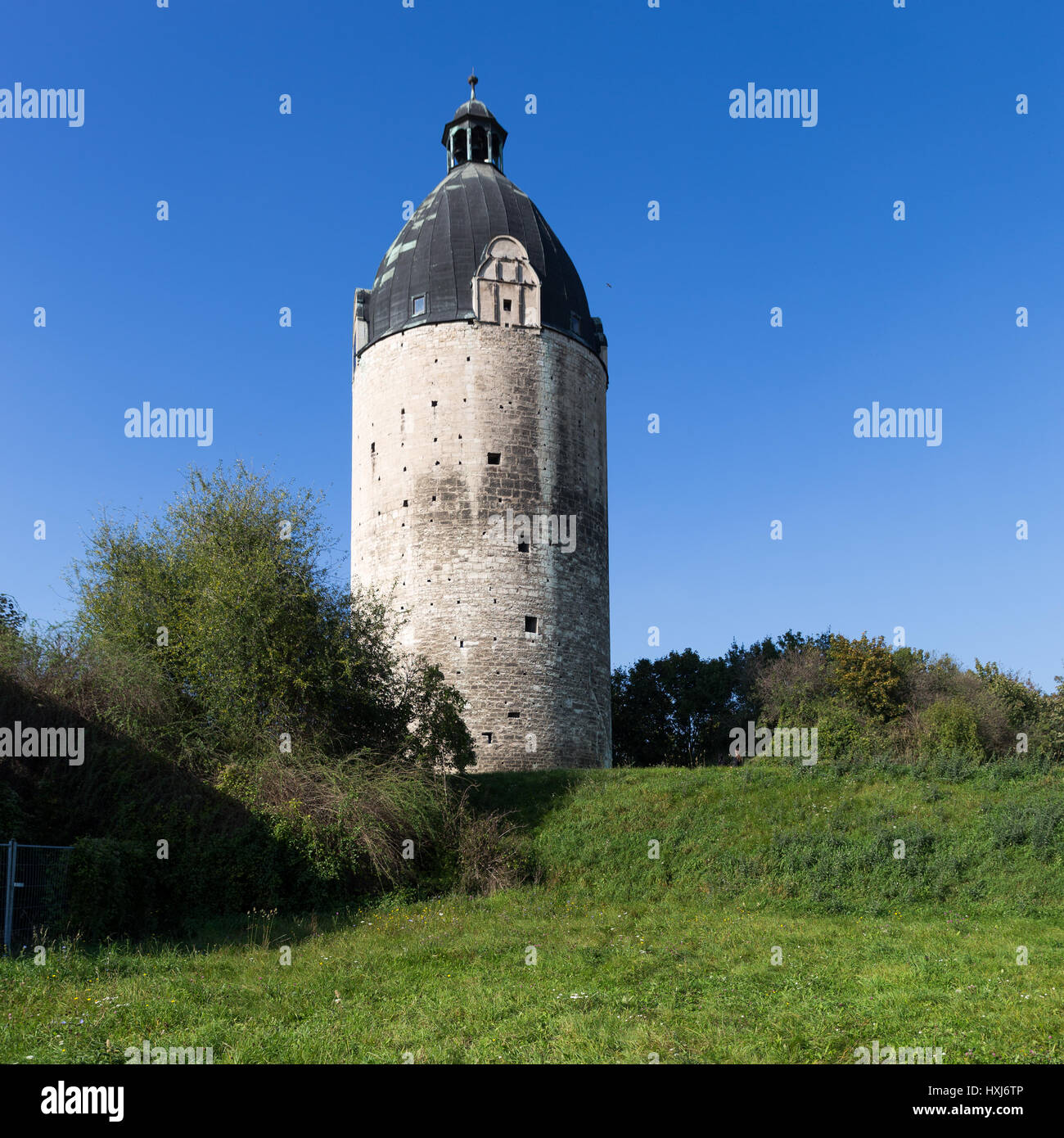 castle keep of castle neuenburg, germany Stock Photo - Alamy