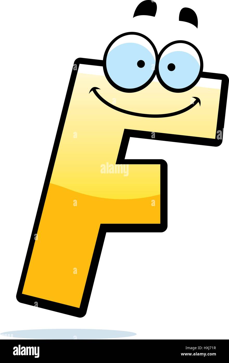 Cartoon letter f hi-res stock photography and images - Alamy