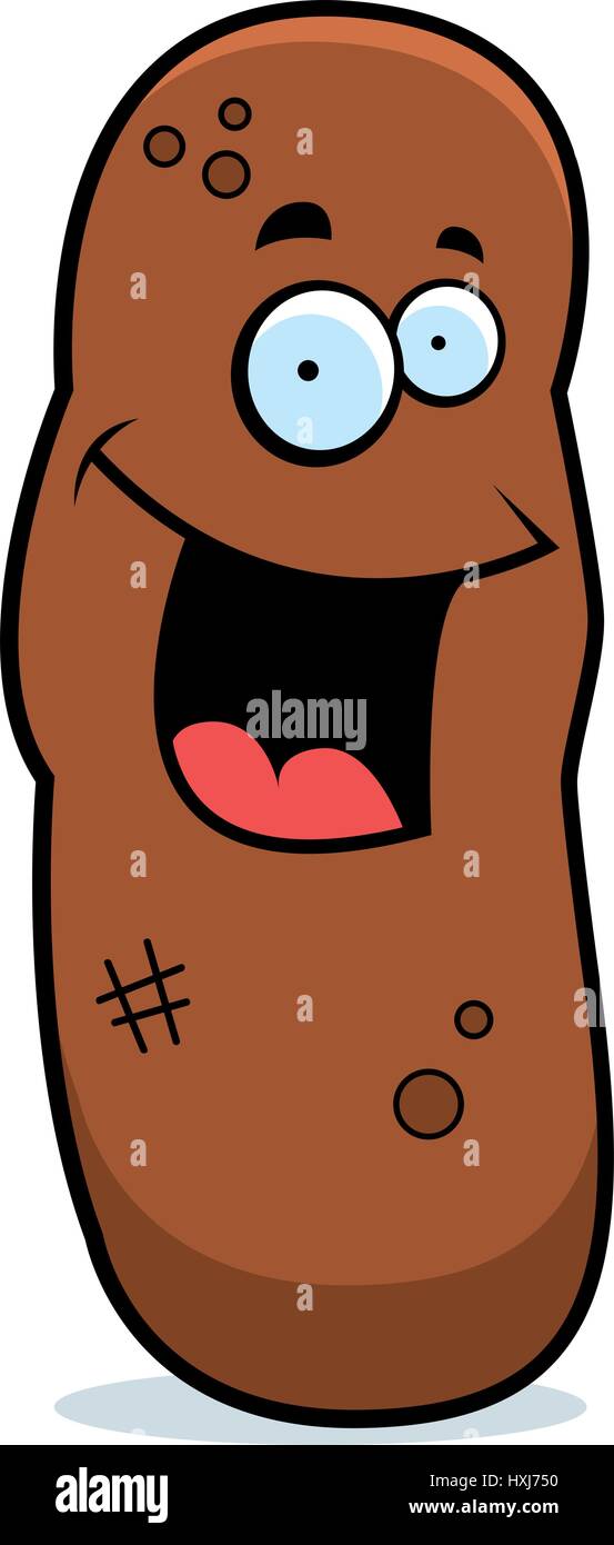 A cartoon illustration of a piece of poop smiling Stock Vector Image ...
