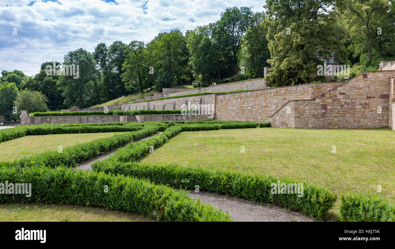 baroque garden st. ulrich, germany Stock Photo - Alamy