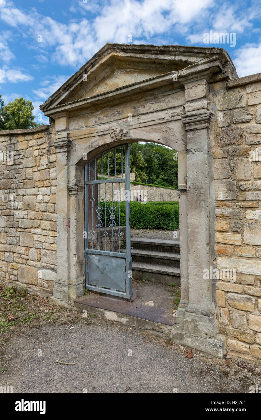Old park entrance Stock Photo - Alamy