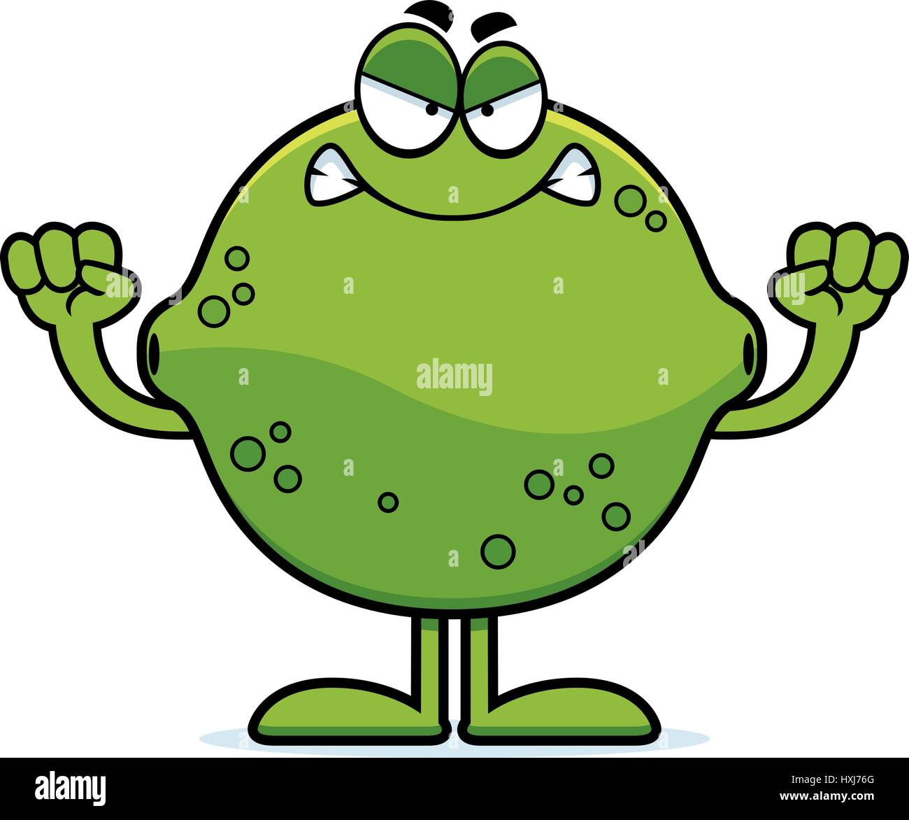 A cartoon illustration of a lime looking angry Stock Vector Image & Art ...