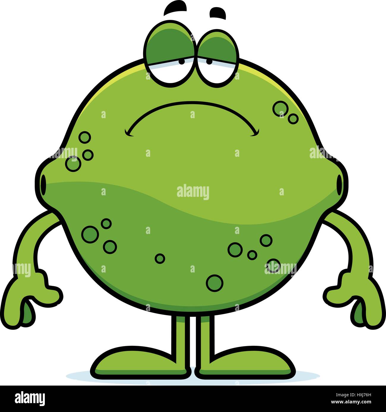 A cartoon illustration of a lime looking sad Stock Vector Image & Art ...