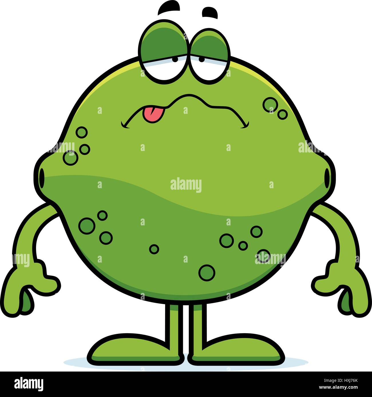A cartoon illustration of a lime looking sick Stock Vector Image & Art ...
