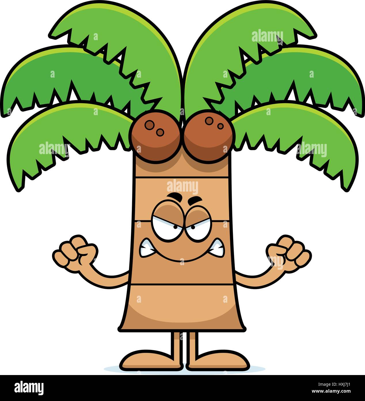 Angry tree cartoon hi-res stock photography and images - Alamy