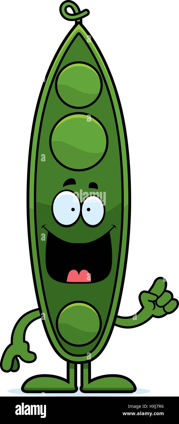 Cartoon peapod Stock Vector Images - Alamy