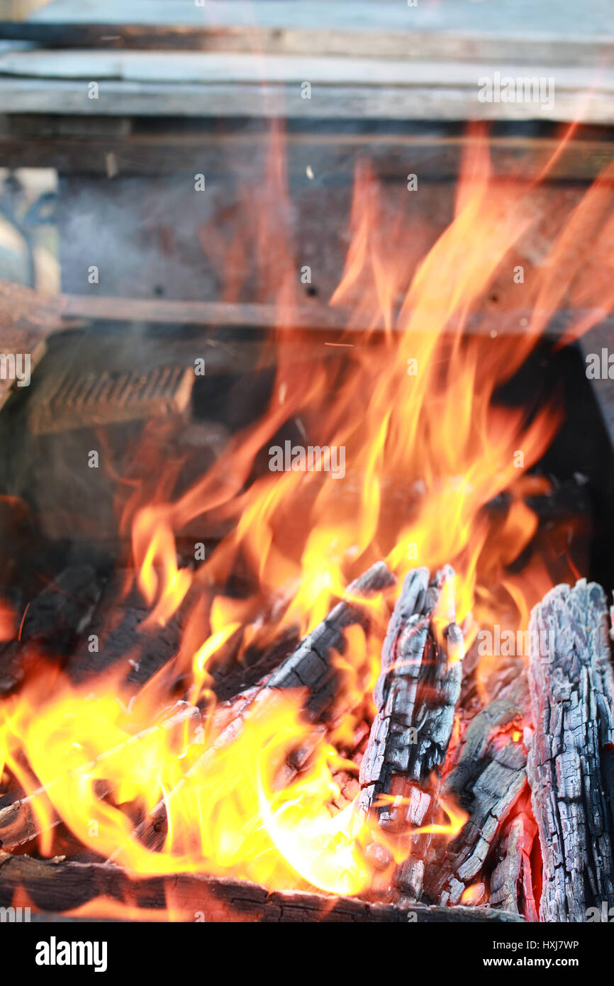 coal and fire flame Stock Photo - Alamy