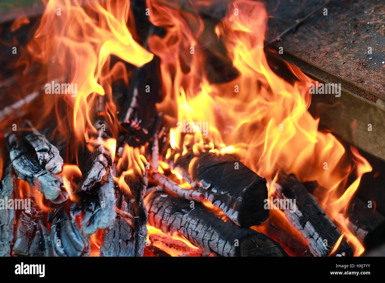 coal and fire flame Stock Photo - Alamy