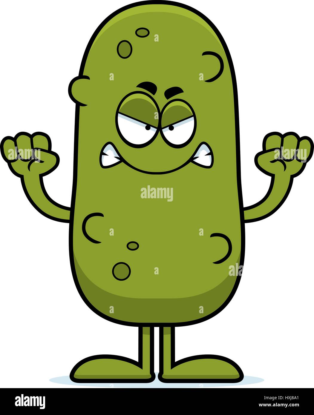Angry Pickle Cartoon
