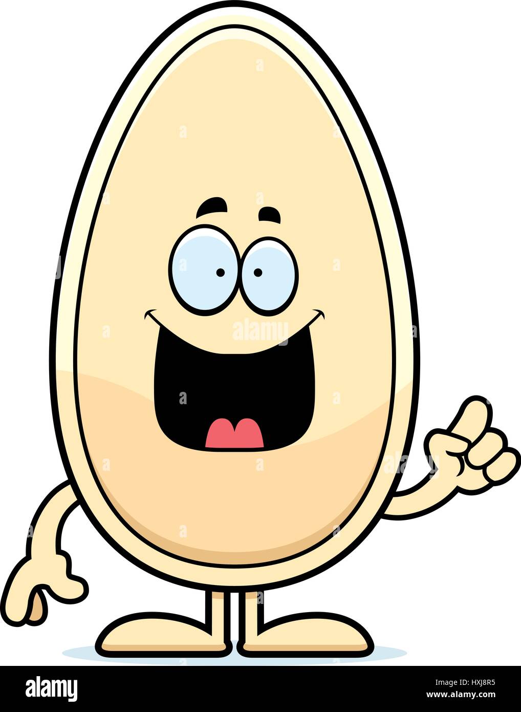 A cartoon illustration of a seed with an idea Stock Vector Image & Art ...